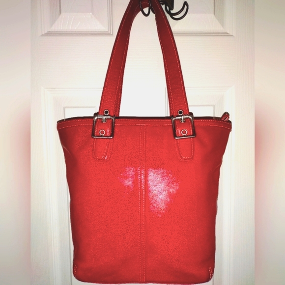 Coach | Bags | Copy Coach Red Leather Purse | Poshmark